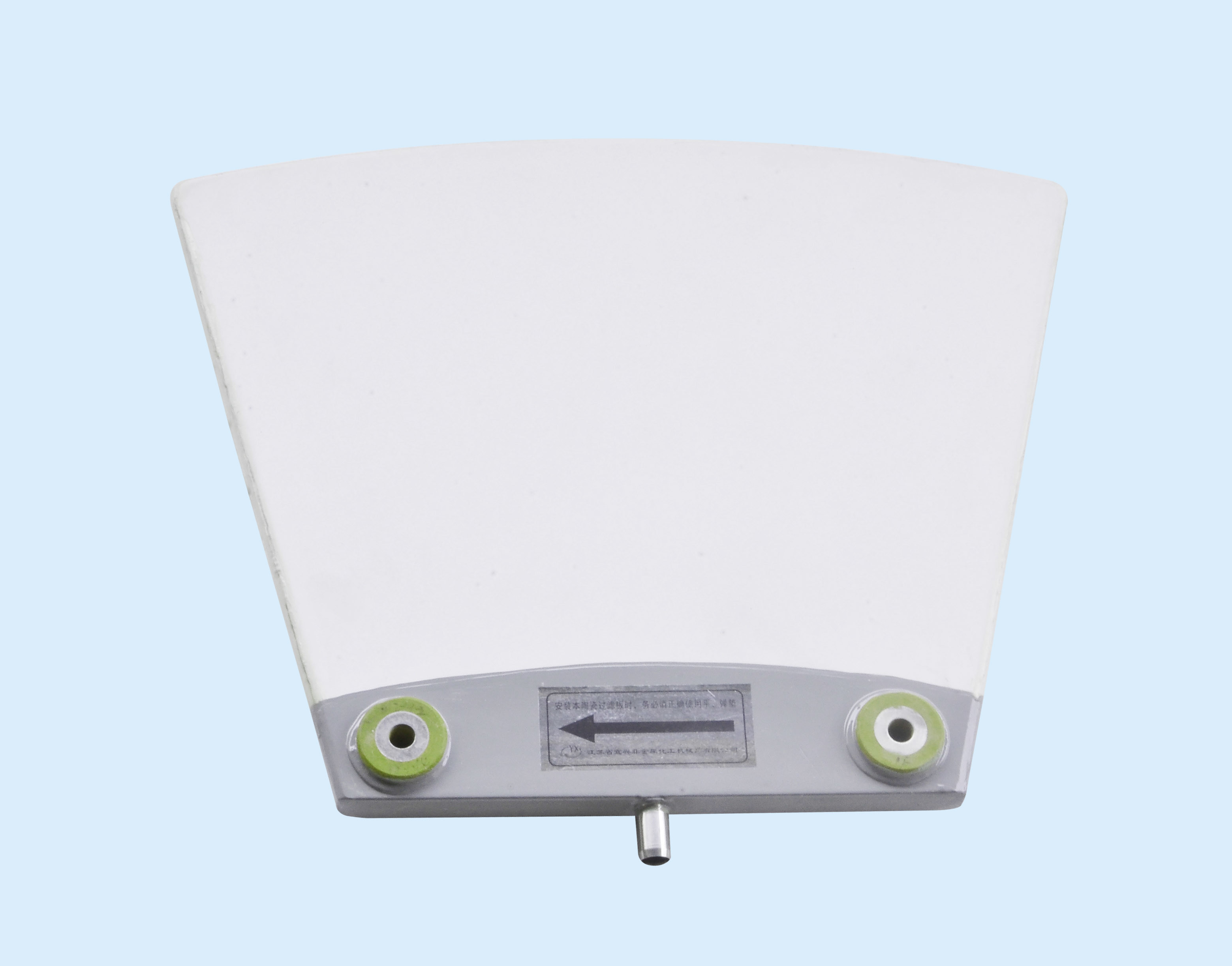 White Alumina Ceramic Filter Plate 0.85µM ～5µM Filter Fineness ...